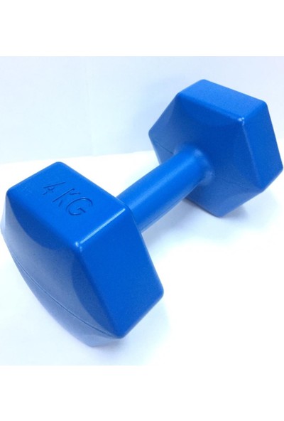 Yanaşık Spor 1 x 4 kg Plastik Dambıl