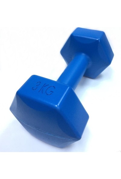 Yanaşık Spor 1 x 3 kg Plastik Dambıl