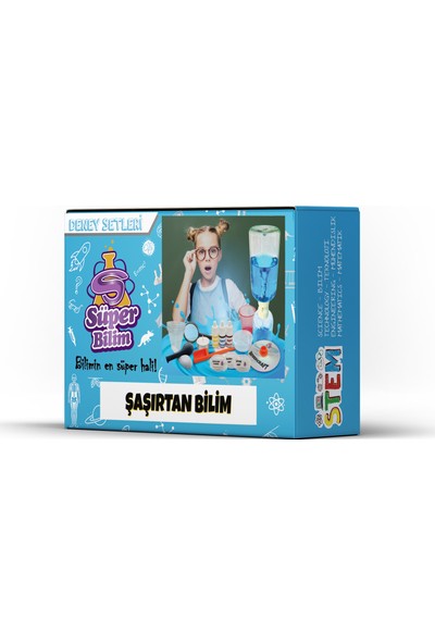Süper Bilim Şaşırtan Bilim Deney Seti Süper Bilim Şaşırtan Bilim Deney Seti