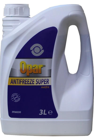 Opar Antifiriz 3lt -52 Opar Antifiriz 3lt -52
