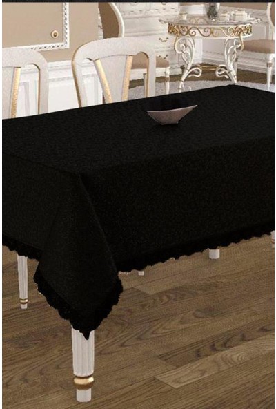Köşem Çeyiz Kdk Kumaş Leke Tutmaz Dertsiz Masa Örtüsü 160X220 cm Siyah Köşem Çeyiz Kdk Kumaş Leke Tutmaz Dertsiz Masa Örtüsü 160X220 cm Siyah