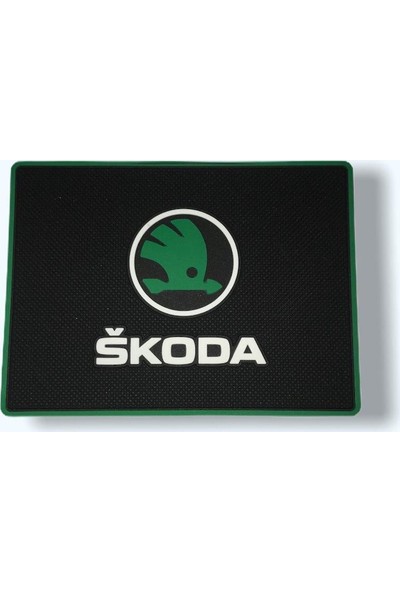 Skoda Logolu Kaydırmaz Ped Skoda Logolu Kaydırmaz Ped