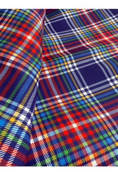 Favor Kumaş Ekose Desenli Dijital Baskılı Kumaş FVR-1740