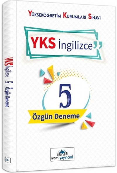 İrem Yayınları YKS İngilizce 5'li Özgün Deneme