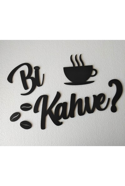 Kaan Laser Dekoratif Bi Kahve Ahşap Duvar Dekoru