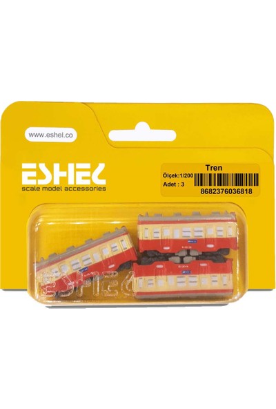 Eshel Maket Tren 1/200 Ölçekli 3'lü