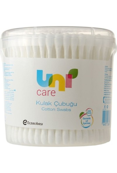 Uni Baby Uni Care Kulak Çubuğu 200 Lü Uni Baby Uni Care Kulak Çubuğu 200 Lü