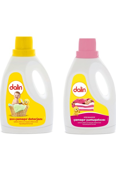 Dalin Düş Bahçesi Çamaşır Yumuşatıcı + Sıvı Çamaşır Deterjanı Dalin Düş Bahçesi Çamaşır Yumuşatıcı + Sıvı Çamaşır Deterjanı