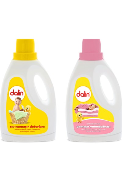 Dalin Bahar Ninnisi Çamaşır Yumuşatıcı + Sıvı Çamaşır Deterjanı Dalin Bahar Ninnisi Çamaşır Yumuşatıcı + Sıvı Çamaşır Deterjanı