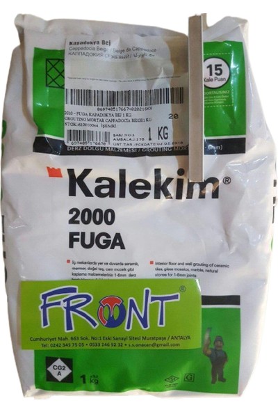 Kalekim 2010 Fuga Derz Dolgu 1 kg Kapadokya Bej Kalekim 2010 Fuga Derz Dolgu 1 kg Kapadokya Bej