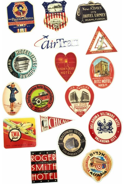 By Platanus Retro Otel Ülke Seyahat Valiz Kaykay Bisiklet Kitap Laptop Sticker Amerika By Platanus Retro Otel Ülke Seyahat Valiz Kaykay Bisiklet Kitap Laptop Sticker Amerika