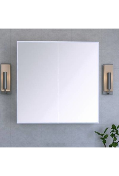 Makbulce Lavobo Üstü Aynalı Banyo Dolabı