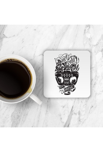 Horizon Baskı For Musıc Bardak Altı Horizon Baskı For Musıc Bardak Altı