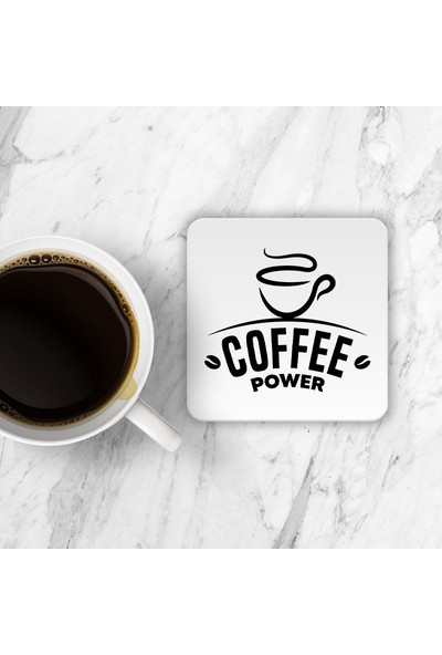 Horizon Baskı Coffee Power Model 001 Bardak Altı Horizon Baskı Coffee Power Model 001 Bardak Altı