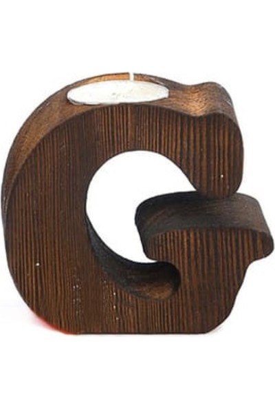 İki Kaşık G Harf Mumluk, Dekoratif Harf Mumluk, Kişiye Özel Hediye İki Kaşık G Harf Mumluk, Dekoratif Harf Mumluk, Kişiye Özel Hediye