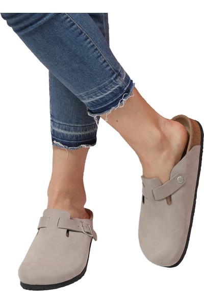 Bequemere RİGEL Mantar Tabanlı Deri Kapalı Model Unisex Terlik Bequemere RİGEL Mantar Tabanlı Deri Kapalı Model Unisex Terlik