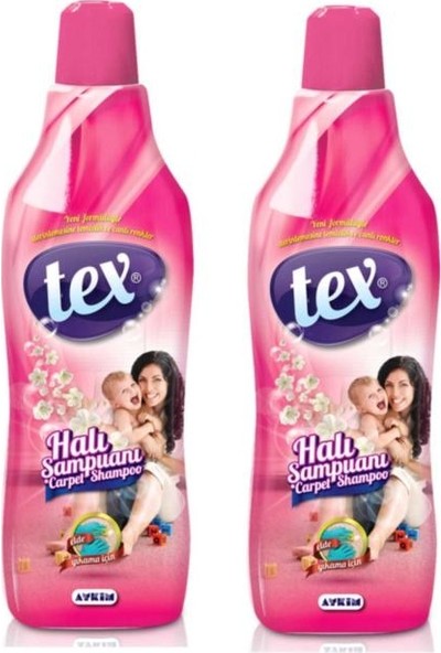 Tex Halı Şampuanı Elde Yıkama 1 lt X2 Tex Halı Şampuanı Elde Yıkama 1 lt X2