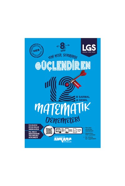 Ankara Yayıncılık 8. Sınıf Matematik Güçlendiren Denemeleri - 12 Adet
