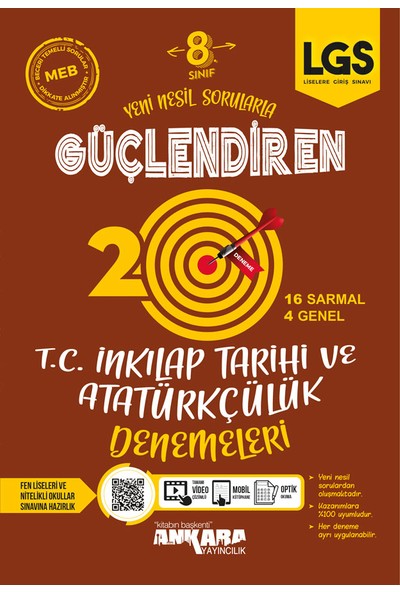 Ankara Yayıncılık 8. Sınıf T.c. Inkılap Tarihi ve Atatürkçülük Güçlendiren Denemeler Ankara Yayıncılık 8. Sınıf T.c. Inkılap Tarihi ve Atatürkçülük Güçlendiren Denemeler