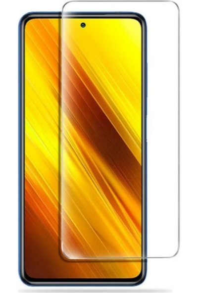 Case 4U Xiaomi Poco X3 / Poco X3 Pro Cam Ekran Koruyucu Temperli Şeffaf