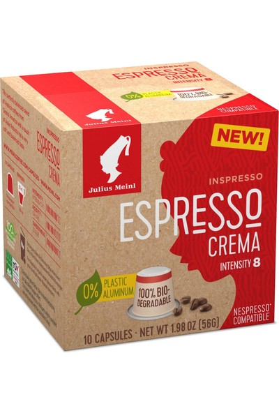 Julius Meinl Espresso Crema 8 Kapsül Kahve 10 Adet Julius Meinl Espresso Crema 8 Kapsül Kahve 10 Adet