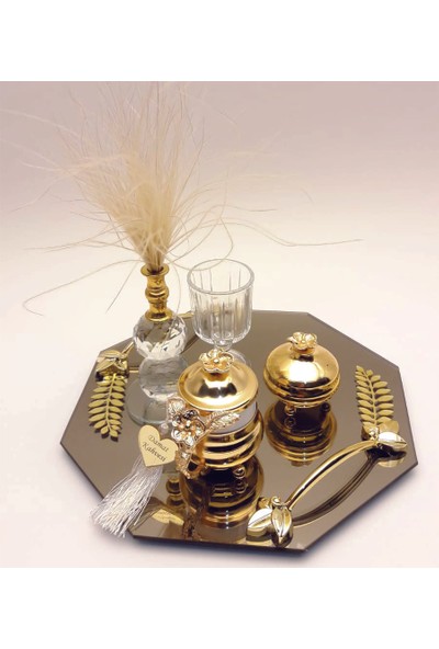 Naciden Özel Altıgen Tasarım Damat Fincanı