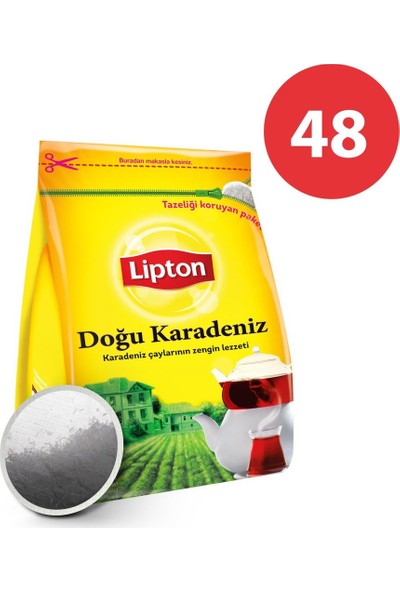 Lipton Demlik Poşet Çay Doğu Karadeniz 48'li Lipton Demlik Poşet Çay Doğu Karadeniz 48'li