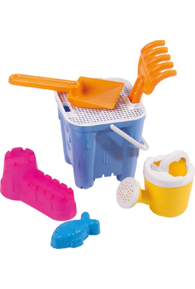 Güçlü Oyuncak Kale Kova Full Aksesuarlı