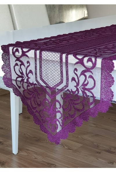 Osmanlı Desene Örme Runner Örtüsü 40X140 Osmanlı Desene Örme Runner Örtüsü 40X140