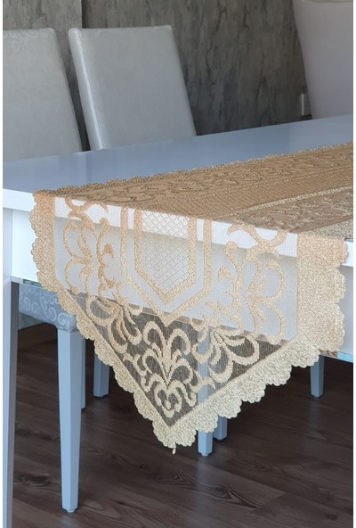 Osmanlı Desene Örme Runner Örtüsü 40X140 Osmanlı Desene Örme Runner Örtüsü 40X140