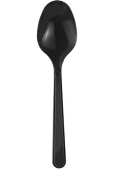 Party Shop Siyah Kaşık 25'li