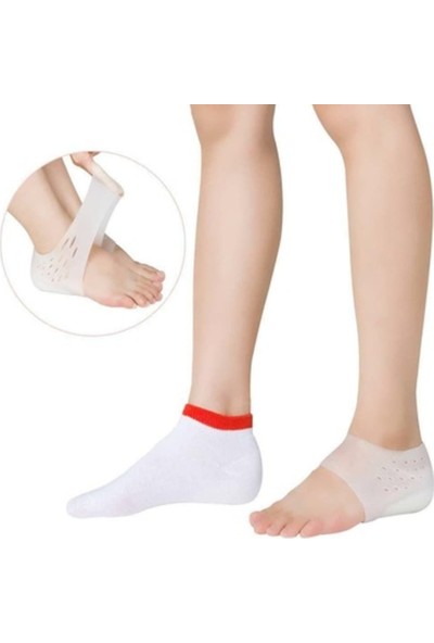 Matesstore Silikon Çorap Taban Gizli Topuk Yükseltici Boy Uzatma Kadın Erkek Matesstore Silikon Çorap Taban Gizli Topuk Yükseltici Boy Uzatma Kadın Erkek