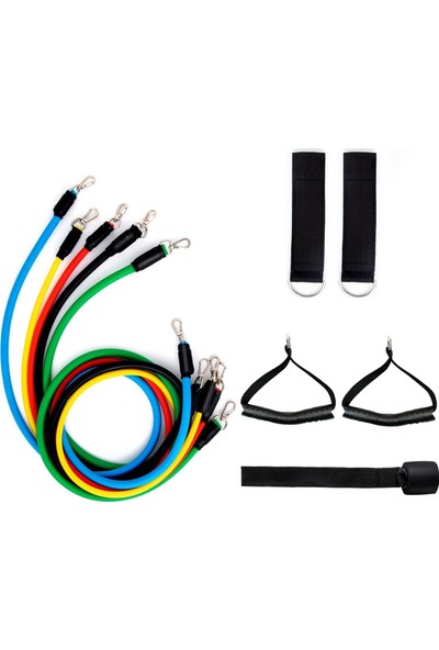 Yukon Direnç Lastiği Seti 5'li Çekme Lastiği Egzersiz Lastiği