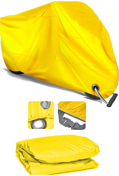 Coverplus Vespa Primavera 150 Motosiklet Brandası Motor Branda - Sarı Coverplus Vespa Primavera 150 Motosiklet Brandası Motor Branda - Sarı