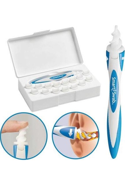 Smart Swab Akıllı Kulak Temizleyici Kulak Temizleme Cihazı Aparat Silikon Uç Smart Swab Akıllı Kulak Temizleyici Kulak Temizleme Cihazı Aparat Silikon Uç