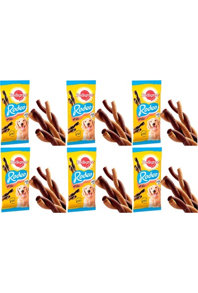 Pedigree Rodeo Biftekli Köpek Ödülü 7 Sticks 123 gr (6 Adet) Pedigree Rodeo Biftekli Köpek Ödülü 7 Sticks 123 gr (6 Adet)