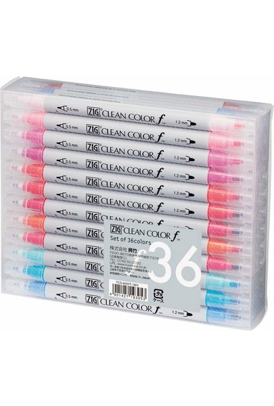 Zig Clean Color F Çift Uçlu Kalem Seti 36 Renk
