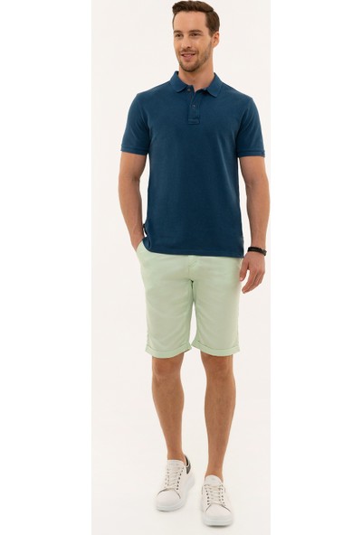 Pierre Cardin Mint Standart Fit Bermuda Şort 50224377-VR090