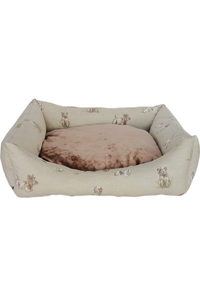 Markapet Köpek Desenli Köpek Yatağı Medium 50 x 70 cm Markapet Köpek Desenli Köpek Yatağı Medium 50 x 70 cm