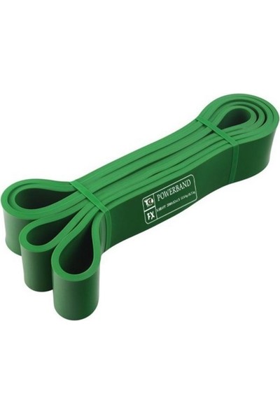 Powerband Direnç Lastiği ve Egzersiz Bandı Yeşil Heavy 208CMX45MMX4.5MM Powerband Direnç Lastiği ve Egzersiz Bandı Yeşil Heavy 208CMX45MMX4.5MM