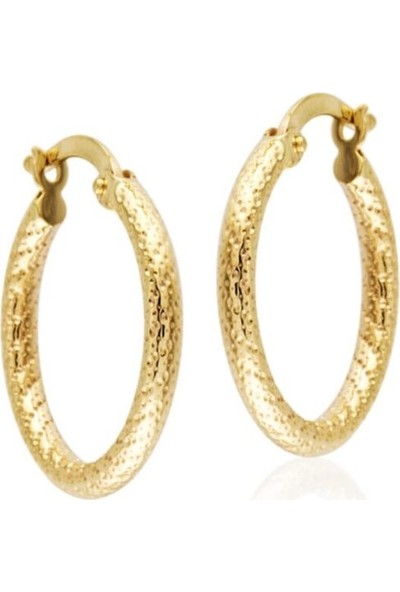 Sembol Gold 14 Ayar Altın Halka Küpe 2,0 cm Sembol Gold 14 Ayar Altın Halka Küpe 2,0 cm