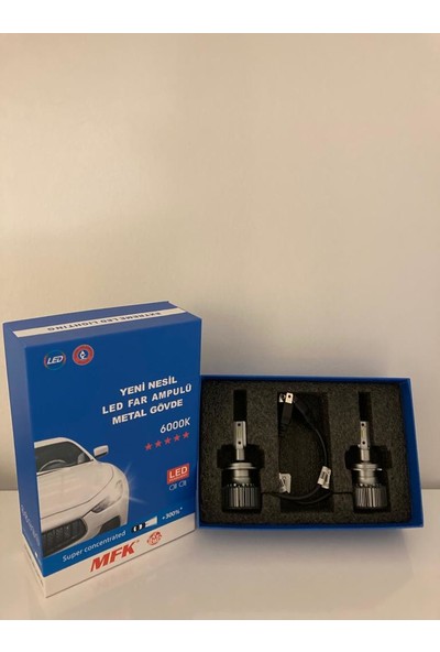 MFK Mkf LED Xenon H3 Csp Çipli Cree LED 9000LM DC9-32V 6000K %+300 MFK Mkf LED Xenon H3 Csp Çipli Cree LED 9000LM DC9-32V 6000K %+300