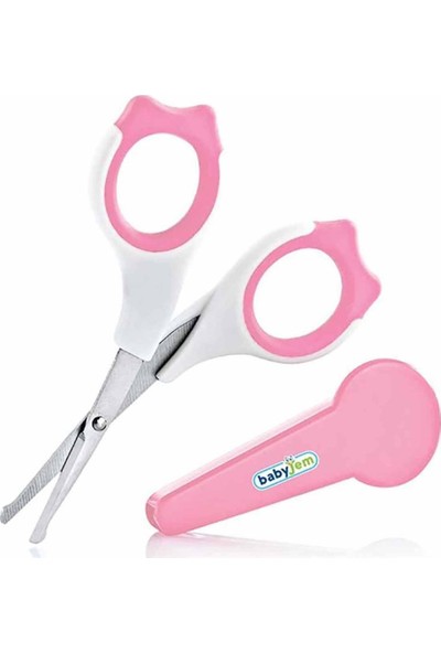 Baby Jem Bebek Tırnak Makası Kılıflı Pembe