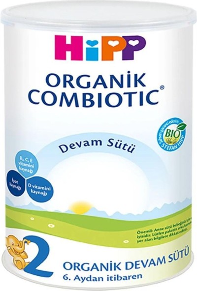 Hipp 2 Organik Combiotic Bebek Sütü 350 gr Hipp 2 Organik Combiotic Bebek Sütü 350 gr