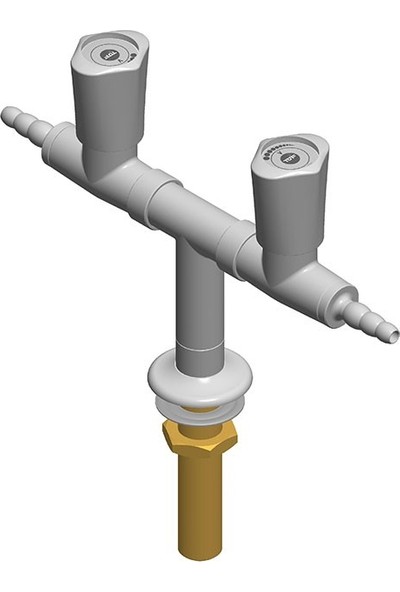 Saygın Labaratuar Tezgah Üstü Çift Çıkışlı Vakum Musluğu Saygın Labaratuar Tezgah Üstü Çift Çıkışlı Vakum Musluğu