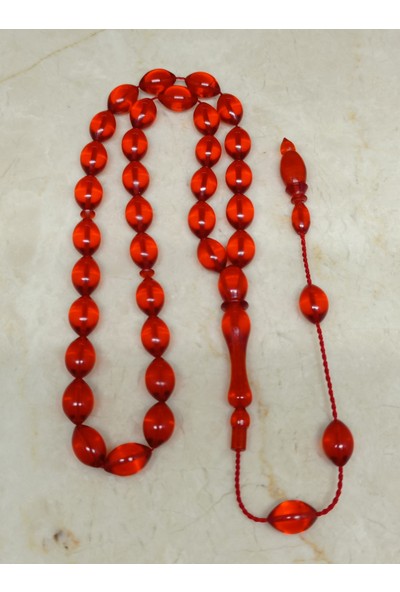 Kızıl Ateş Kehribar Tesbih