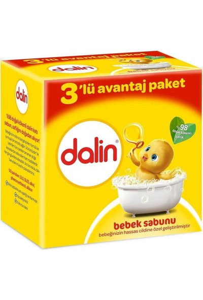 Dalin Sabun 3'lü Avantaj Paket Dalin Sabun 3'lü Avantaj Paket