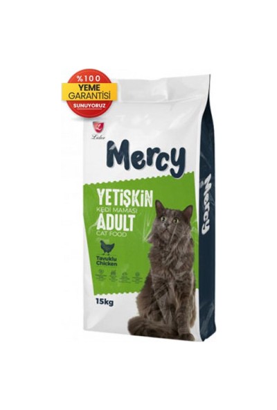 Mercy Tavuklu Yetişkin Kedi Maması 15 kg