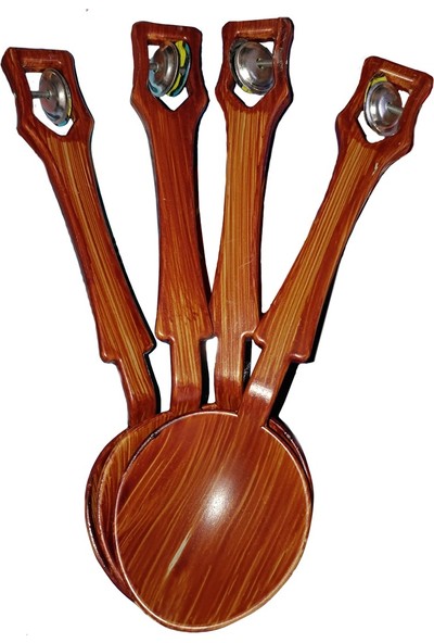 Yanaryıldızı Zilli Oyun Kaşığı 4'lü Takım