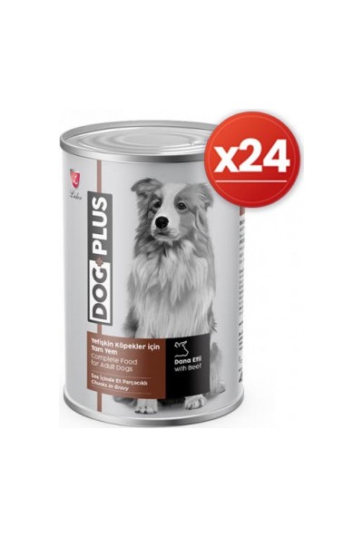 Dogplus Dana Etli Köpek Konservesi 415 gr x 24 Adet Dogplus Dana Etli Köpek Konservesi 415 gr x 24 Adet